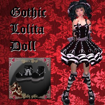 Second Life Marketplace - Gothic Doll Full Avatar (no hair) TagGoth ...