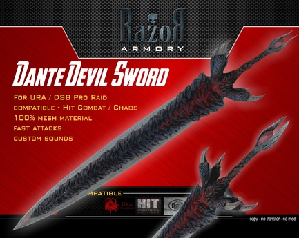 Second Life Marketplace - Dante Devil Sword