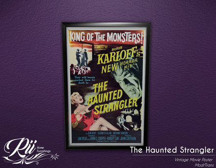 Second Life Marketplace - [RII] Vintage Poster: The Haunted Strangler