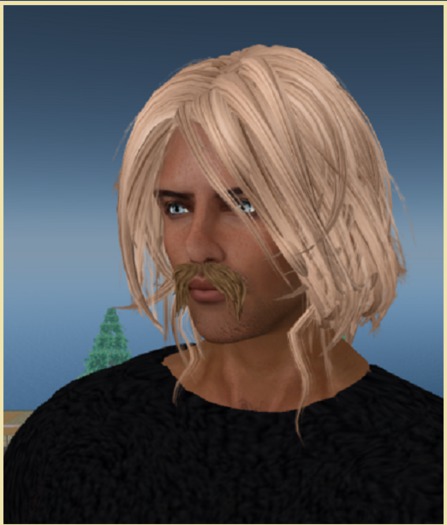 Second Life Marketplace - MENS LONG HAIR - BLOND