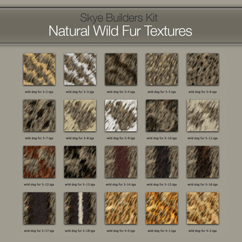Second Life Marketplace - Natural Wild Fur - 76 Skye WhiteBox Full ...