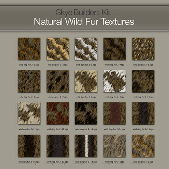 Second Life Marketplace - Natural Wild Fur - 76 Skye WhiteBox Full ...