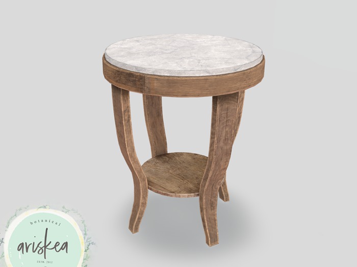 Second Life Marketplace - Ariskea[Doucy] Side table [Marble]