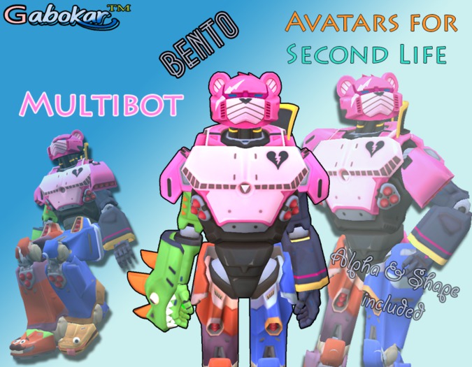 Second Life Marketplace - COMPLETE AVATAR - (BENTO) - MULTIBOT (FORTNITE)