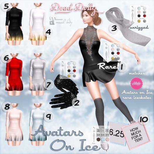 Second Life Marketplace - 4. Dead Dollz - Avatars on Ice - Lutz White