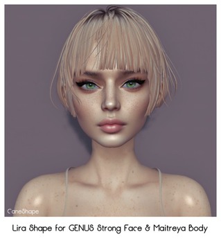 Second Life Marketplace - 08/08/2019 Lira Shape for GENUS STRONG W001 ...