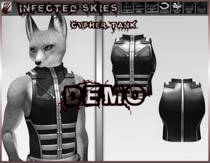 Second Life Marketplace - *IS DEMO* Cypher Tank Furry