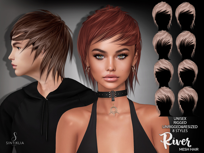 Second Life Marketplace - Sintiklia - Hair River - Classy