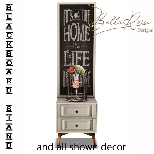 Second Life Marketplace - [BR] Blackboard Stand & Cage
