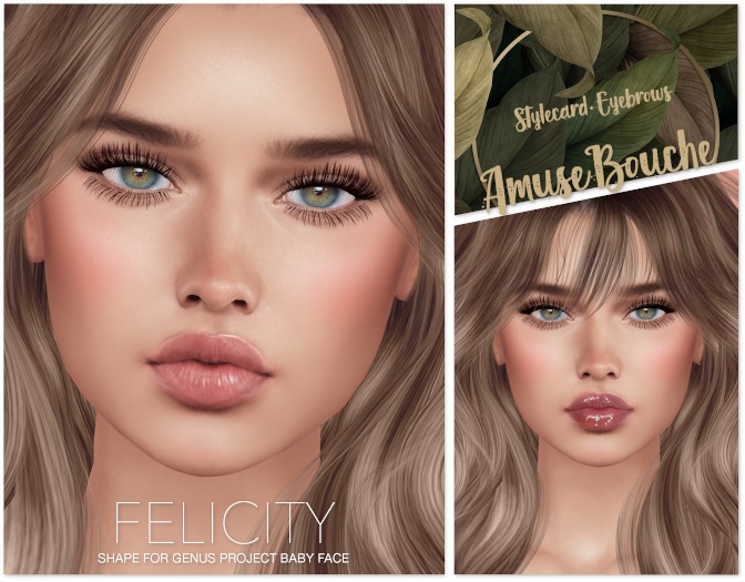 Second Life Marketplace - {AB} FELICITY BENTO shape - Genus Project ...
