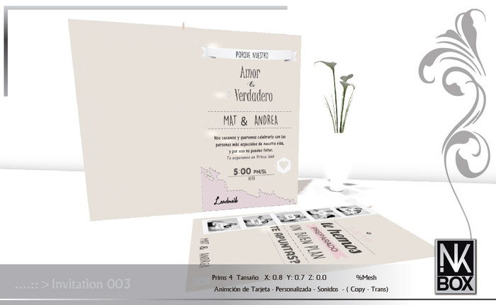 Second Life Marketplace - >!NK-BOX (Invitation 003)