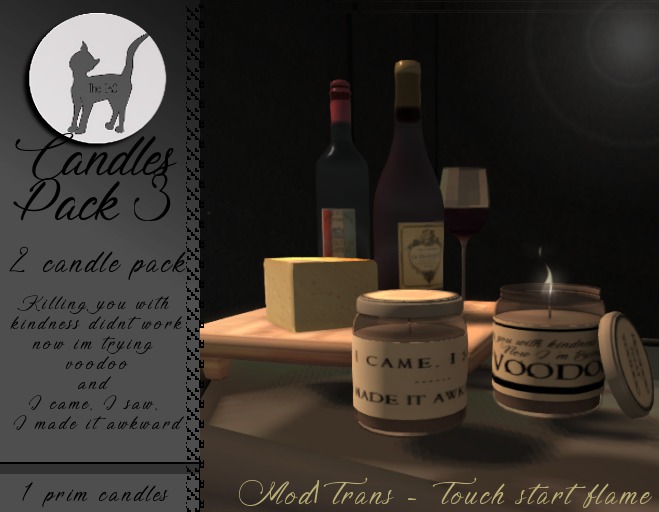 Second Life Marketplace - The EKC - Made it Awkward & Voodoo candle ...