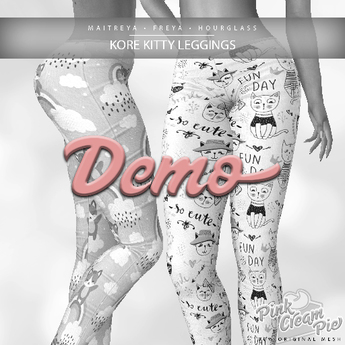 Second Life Marketplace - !PCP :: Kore Leggings [Kitty Pack DEMO]