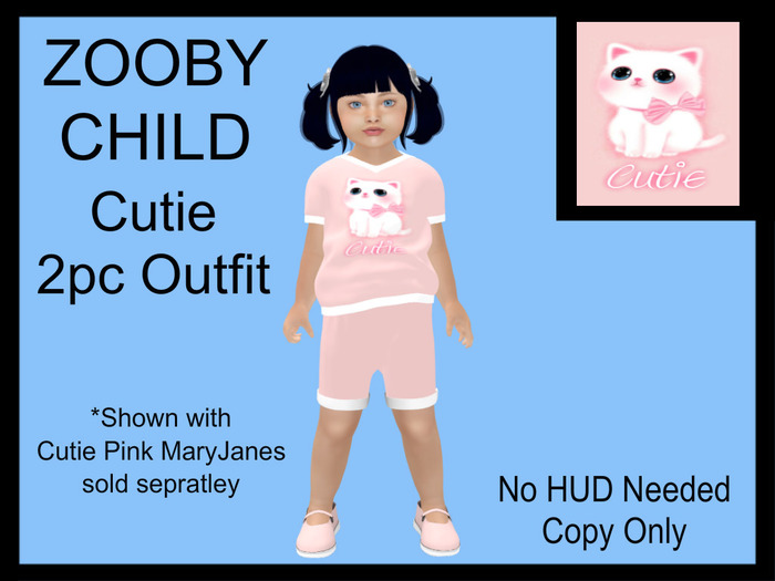 Second Life Marketplace - Steph-O-Bee's - Cutie (Zooby Child)