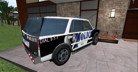 Second Life Marketplace - Police SUV Freebee
