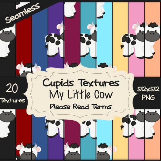 Second Life Marketplace - *Cupids Textures * 20 MY LITTLE COW