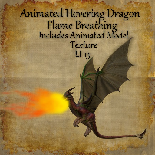 Second Life Marketplace - Full Perm Dragon Fantasy Animated Dragon ...