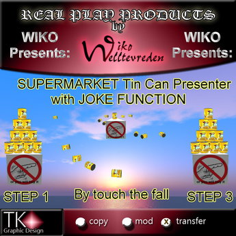 Second Life Marketplace - * S&L * EXCLUSIVE * SUPERMARKET Tin Can ...