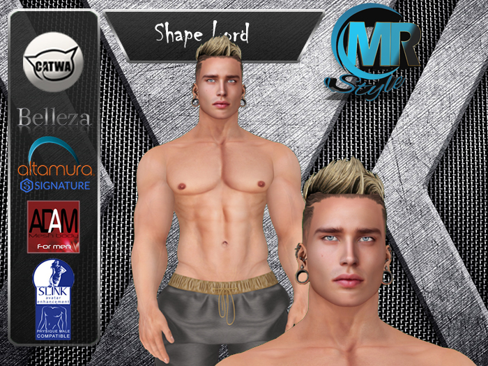 Second Life Marketplace - :: MR Style :: Shape Catwa Daniel, - Lord ...