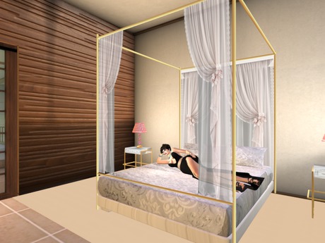 Second Life Marketplace - Romantic Canopy Bed