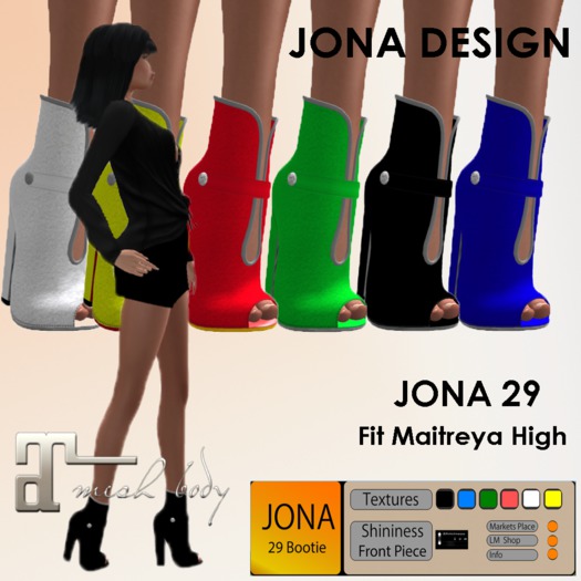 Second Life Marketplace - jona 29 ankle boots