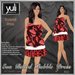 Second Life Marketplace - (Yuli) Eva Belted Bubble Dress Red