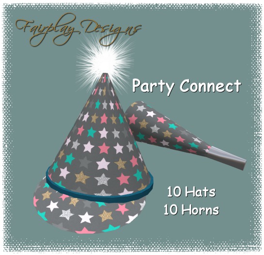 Second Life Marketplace - ~Party Connect~ Party Hats & Horns~
