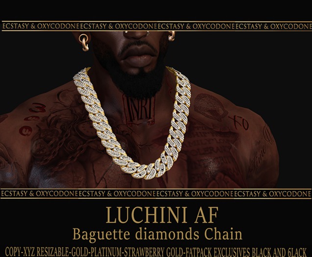 Second Life Marketplace - {E&O Luchini AF }BaguChain Gold