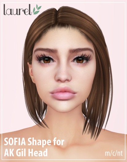 Second Life Marketplace - laurel - Sofia Shape for AK Gil Head