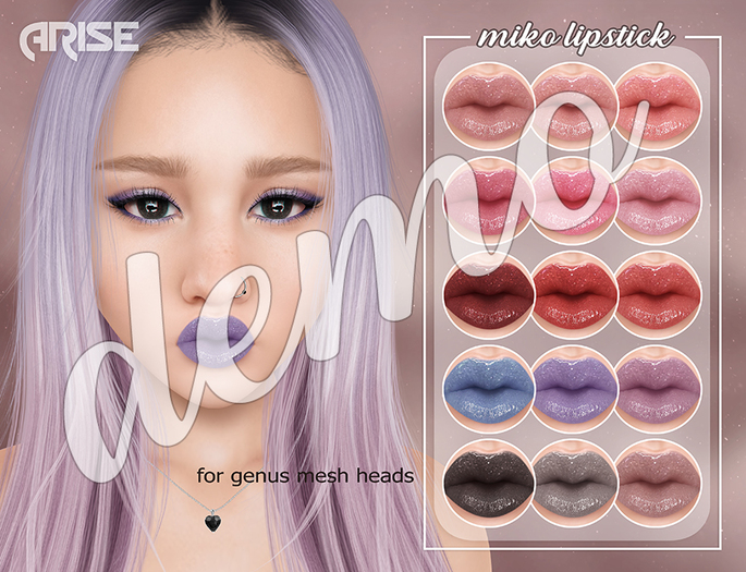 Second Life Marketplace Arise Miko Lipstick Demo