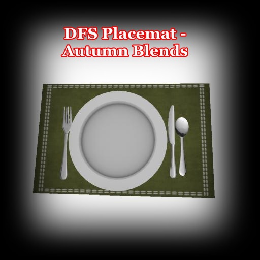 Second Life Marketplace - DFS TEXTURE - DFS Placemat - Autumn Blends