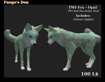 Second Life Marketplace - [FD] TWI Red Fox Mod - Opal