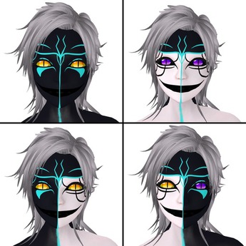 Second Life Marketplace - ~Nekomata~ Two-Face (Blue)