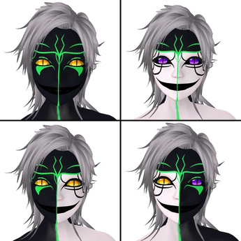 Second Life Marketplace - ~Nekomata~ Two-Face (Green)