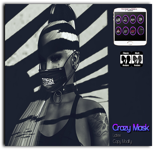 Second Life Marketplace - Crazy Mask @ HUD