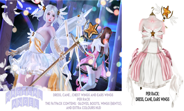 Second Life Marketplace - UNA. Magical Angel Pink