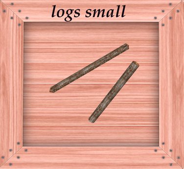 Second Life Marketplace - small logs G&S storage - vendor crate pink