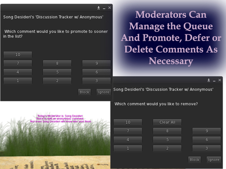Second Life Marketplace - Pastoral Discussion Tracker w/ Anonymous