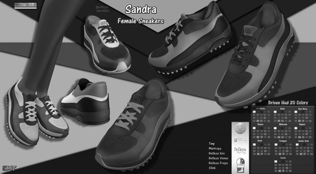 Second Life Marketplace - R.F. *SANDRA FEMALE SNEAKERS DEMO Demo