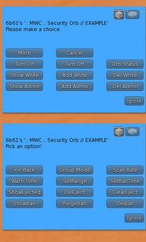 Second Life Marketplace - .: MWC :. Security Orb Script