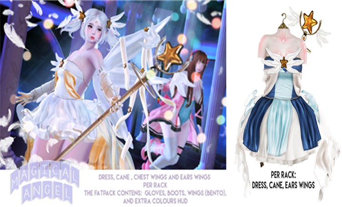 Second Life Marketplace - UNA. Magical Angel Blue