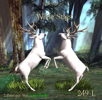 Second Life Marketplace - *UI* White Stags Rearing v
