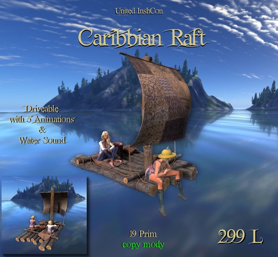 Second Life Marketplace - *UI* Caribbean Raft v