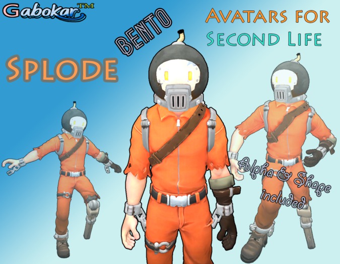 Second Life Marketplace - COMPLETE AVATAR - (BENTO) - SPLODE (FORTNITE)