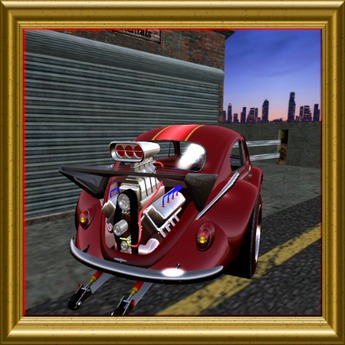 Second Life Marketplace - Car ( Bug V8 Rear ) V2