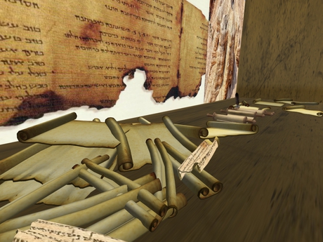 Second Life Marketplace - THE DEAD SEA SCROLLS DISPLAY SET-CRATE