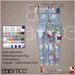 Second Life Marketplace - Baiastice_Denim Overalls-Wash