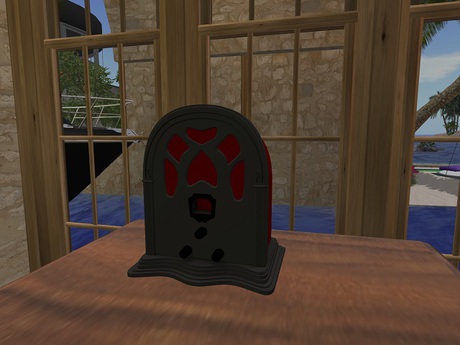 Second Life Marketplace - Old Radio-red