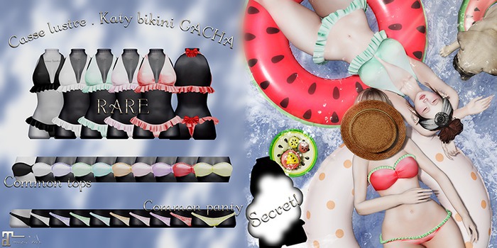 Second Life Marketplace Casse Lustre Katy Bikini Panty White 6557