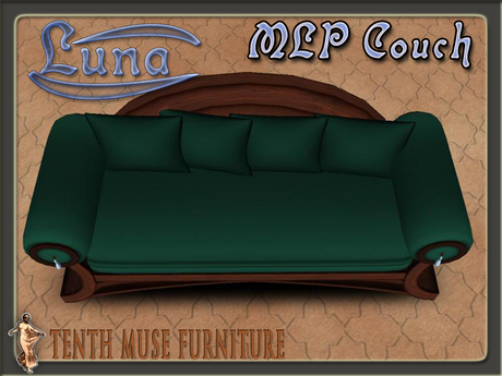 Second Life Marketplace - Luna Velvet Couch w/MLP Animations